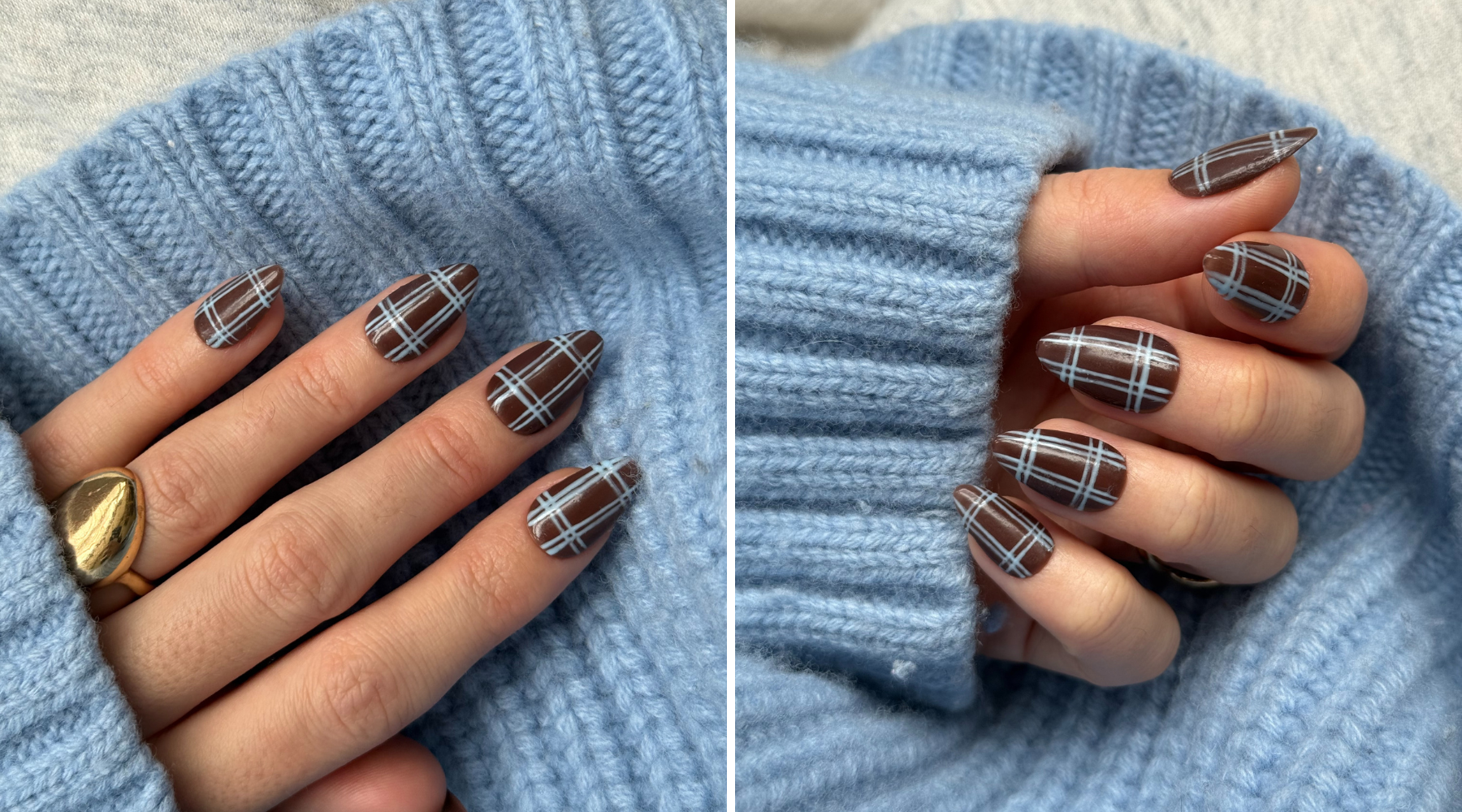 Nail Art Tutorial: Plaid Nails – 14 Day Manicure